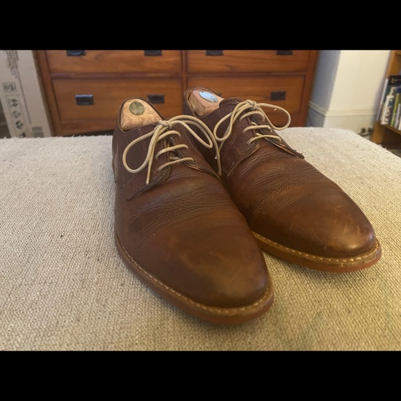 Allen Edmonds | Shoes | Allen Edmonds Oak Street Cap Toe Brown Leather ...